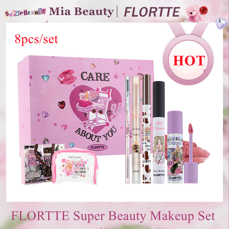 FLORTTE Super Beauty Makeup Set 8pcs/set | Shopee Philippines