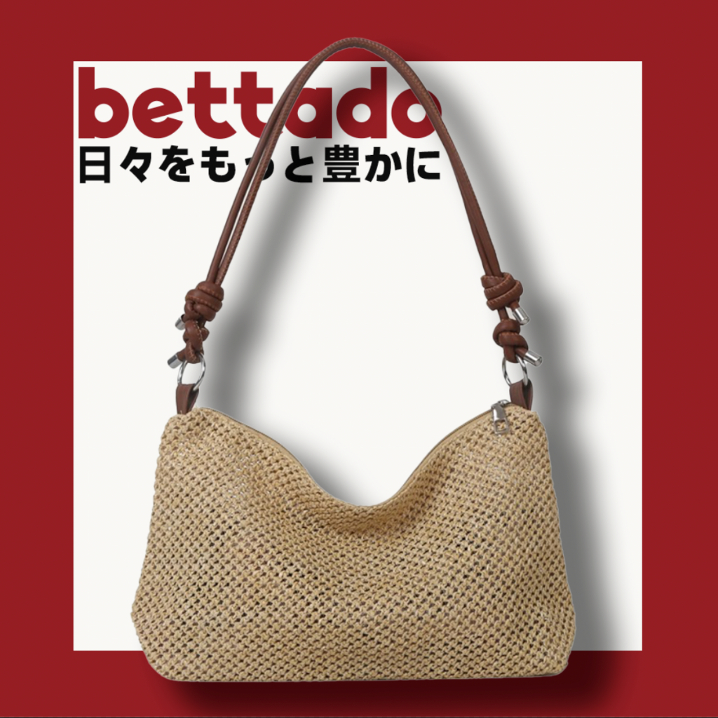 Abaca Straw Tote Bag Shoulder Bag for Women, Crocheted Woven Summer ...