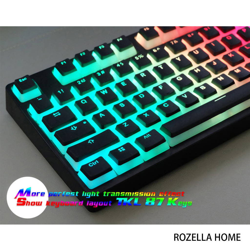 Pudding Keycaps PBT, Double Shot, RGB Backlight, Mechanical Keyboard ...
