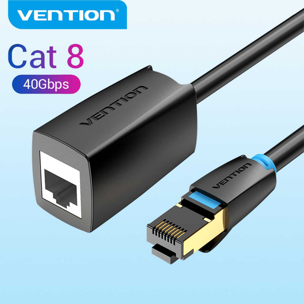 Vention Cat8 Ethernet Extension Cable RJ45 Connector Network Lan ...