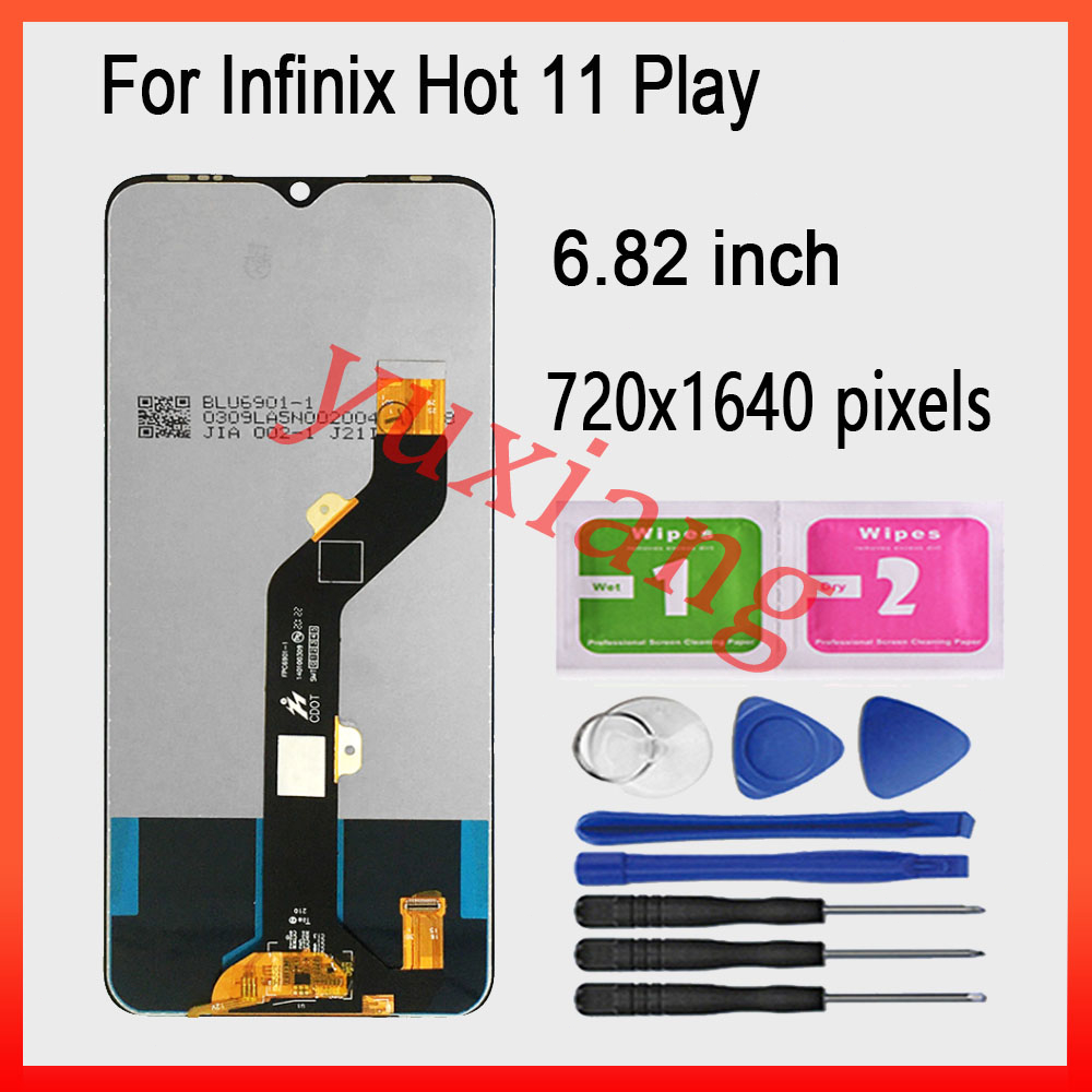 Original Lcd For Infinix Hot 11 Play Hot 11s X6812 Hot 11s Nfc X6812b