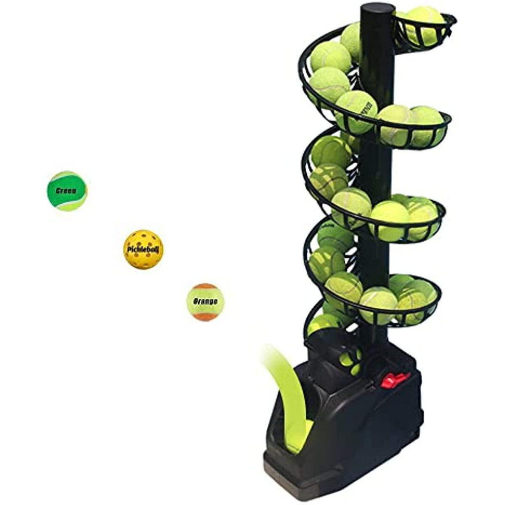 Tennis Ball Machine Tennis Ball Tosser Adjustable&Portable w ...