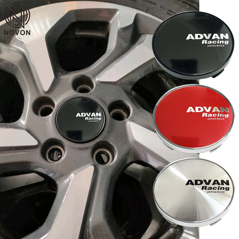 1PC 60mm ADVAN center cap ADVAN racing wheel hub decoration cover Wheel ...