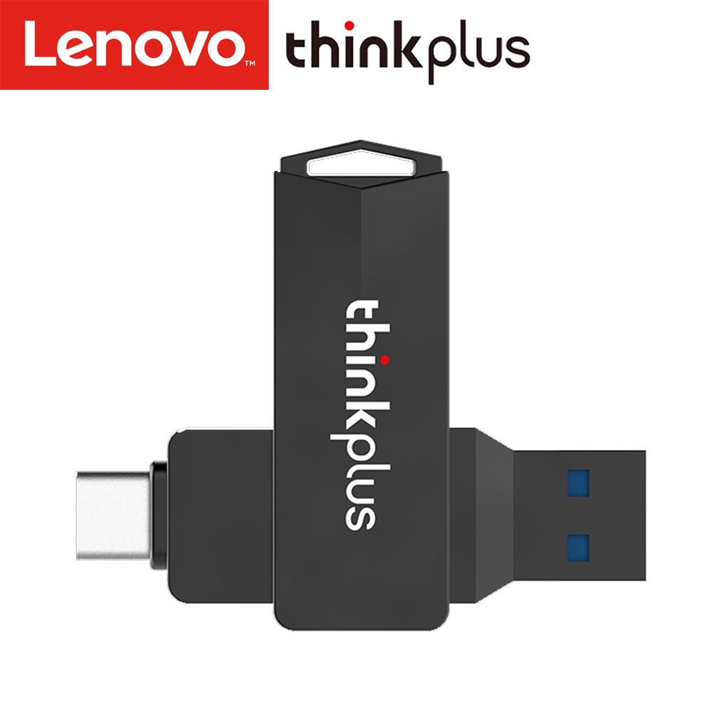 Lenovo Thinkplus MU252 Dual Interface USB Flash Drive USB 3.1 + USB-C ...
