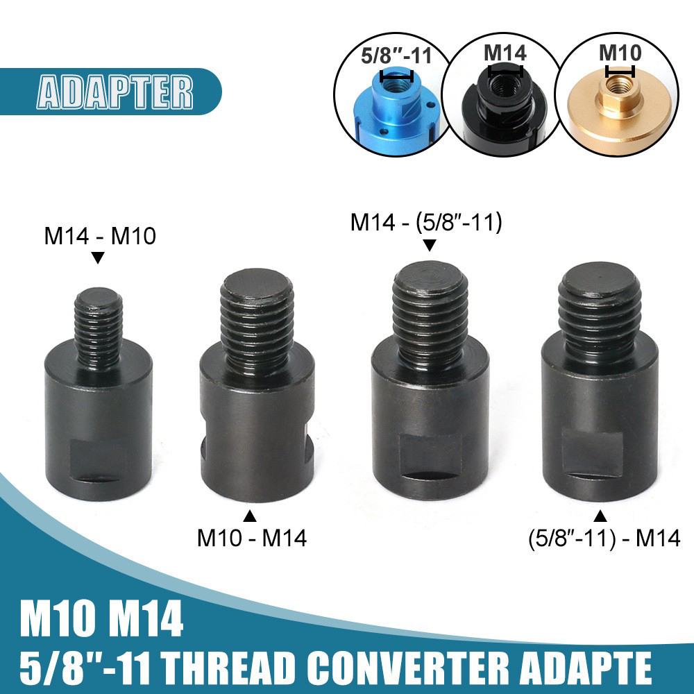 M14 Adapter Angle Grinder M10 M14 5/8-11'' Thread Converter Adapter ...