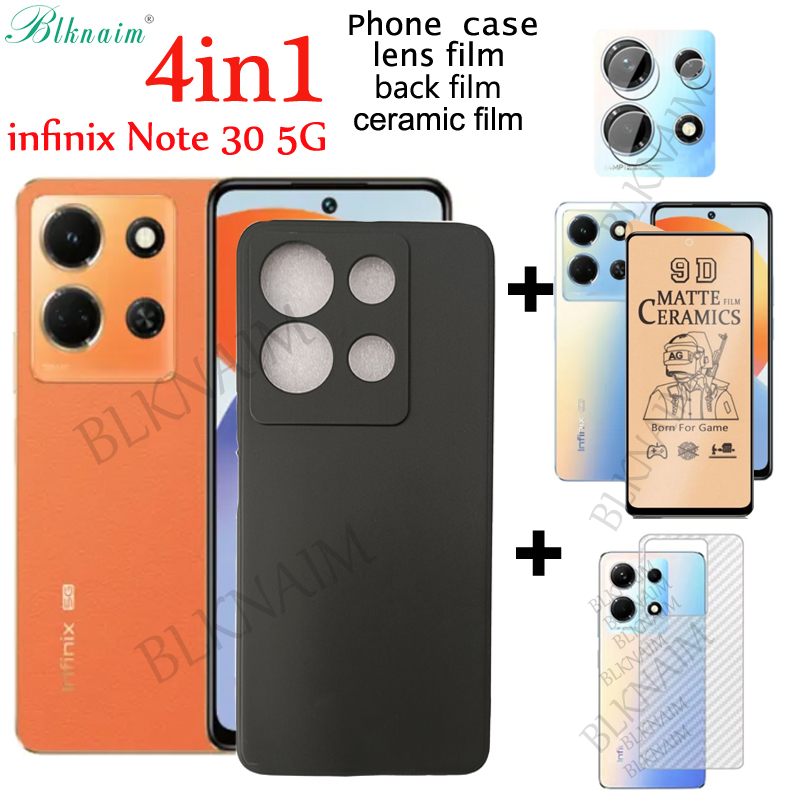 BLKNAIM 4in1 For Infinix Note 30 Phone Case Infinix Note 30 5G Soft ...