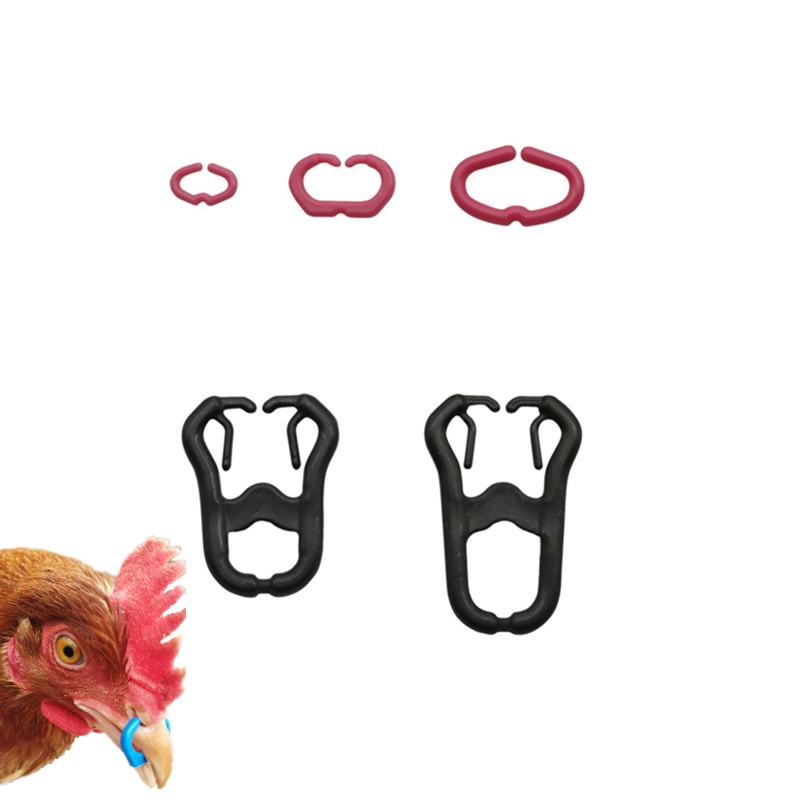 20 Pcs Chicken Beak Rings Chicken Nose Rings Chicken Anti Peck Anal ...