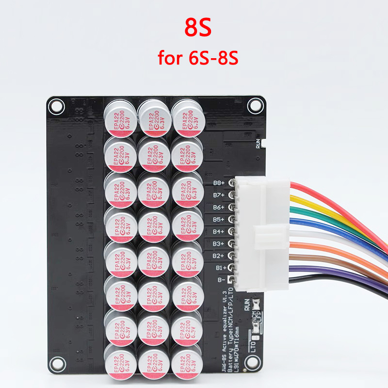 1A 3A 5A 6A Balance Li-ion Lifepo4 LTO Lithium Battery Active Equalizer Balancer Board Capacitor ...