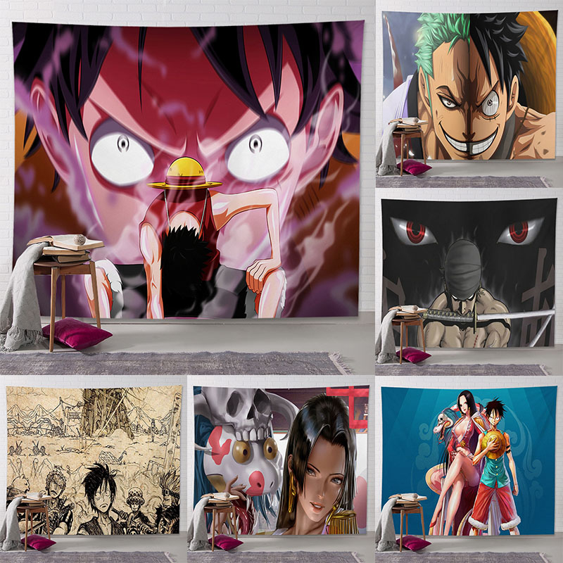 Anime series tapestry sofa bedroom wall decoration Home decoration ...