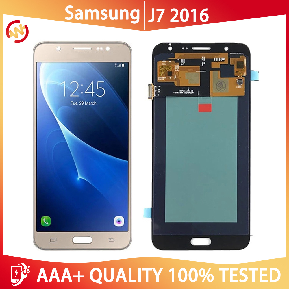 Samsung J7 2016 J710 SM-J710F J710M J710H J710FN LCD Display Touch Screen Digitizer Replacement ...