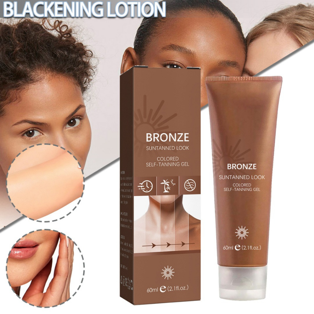 Self-Tanning Gel Self Tanner Cream Lotion Face Body Sunless Tan Bronzer | Shopee Philippines
