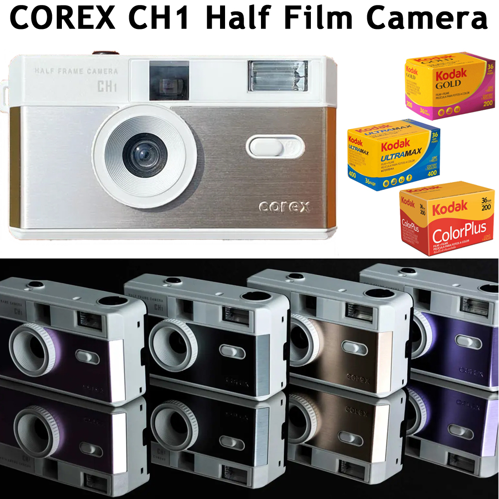 Corex CH1 Half Frame Film Camera Reusable Camera Like H35 (Optional ...