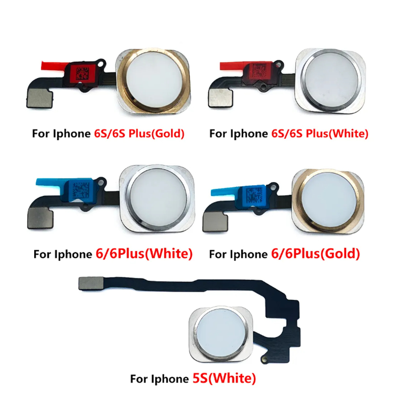 Home Button for IP 8 7 Plus 6 6s 5s With Flex Cable Main Key Return ...