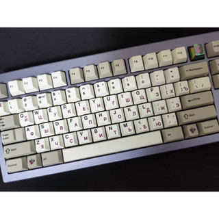 JC Studio Mechanical Keyboard DIY Keycaps Cyrillic Russian Sub Legend ...