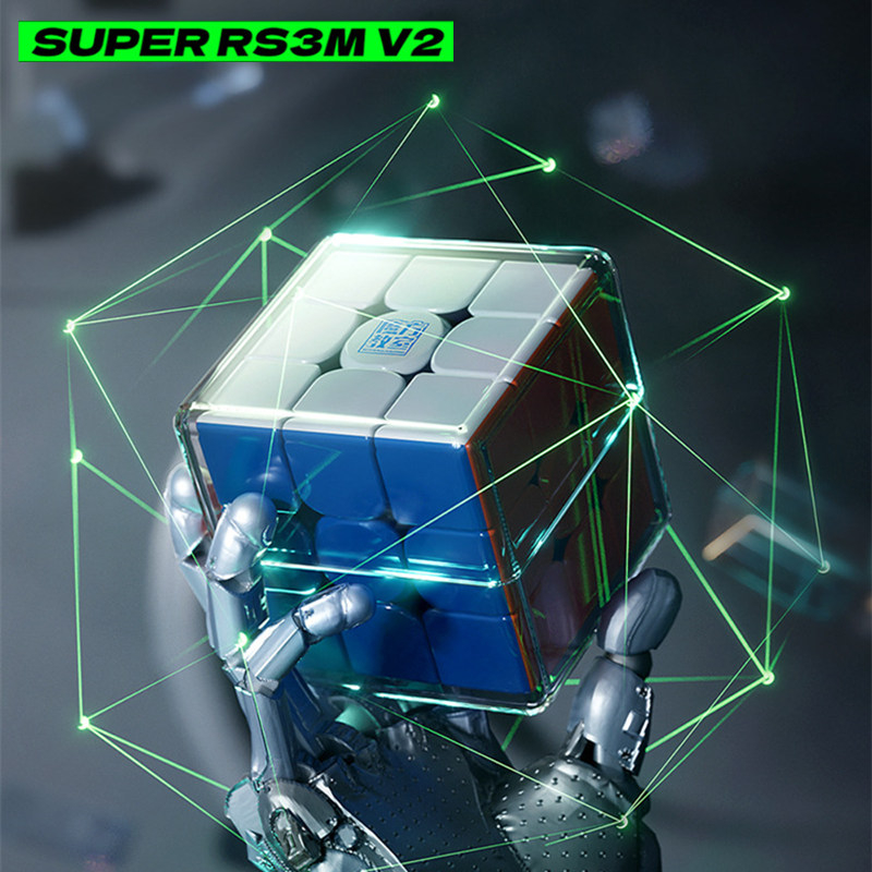 Moyu Meilong Super RS3M V2 UV Maglev Ball Axis Positioning Magnetic M 3 ...