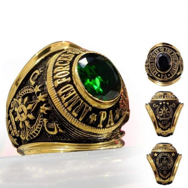 Fashion Stainless Steel Jewelry Philippine Army Bull Rings for Men Size ...