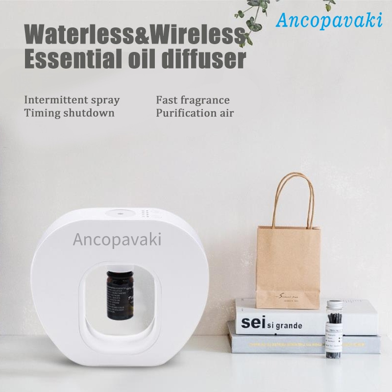 Waterless Diffuser Aromatherapy Diffuser Essential Oil Nebulizer ...