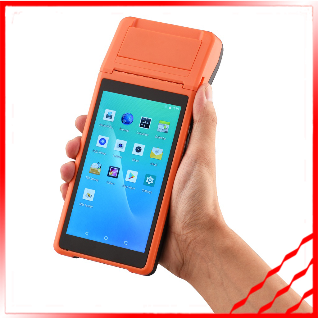 M^M [New] All in One Handheld PDA Printer Smart POS Terminal Wireless Portable Printers ...