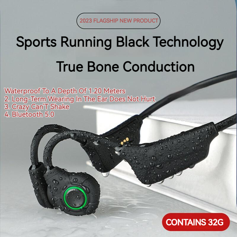 Polvcdg-H20 Pro Bone Conduction Wirelessss Bluetooth Headset Bluetooth ...