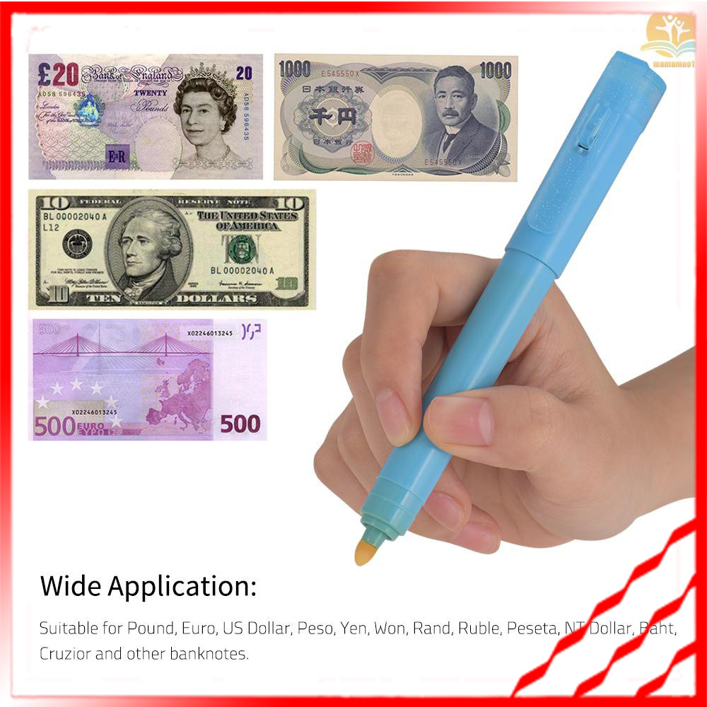 Multi-function UV Light Money Counterfeit Detector Pen Mini Banknote ...