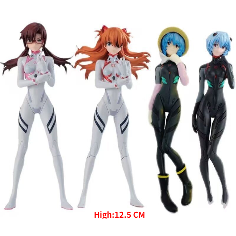Neon Genesis EVA Evangelion PVC Figures Mari Rei Asuka Dolls | Shopee ...