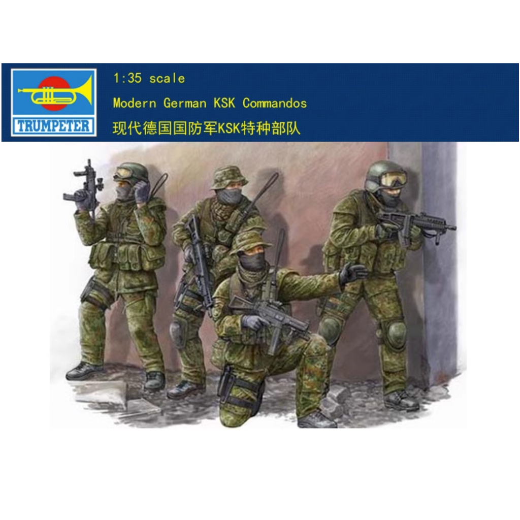 Trumpeter 1/35 00422 Modern German KSK Commandos | Shopee Philippines