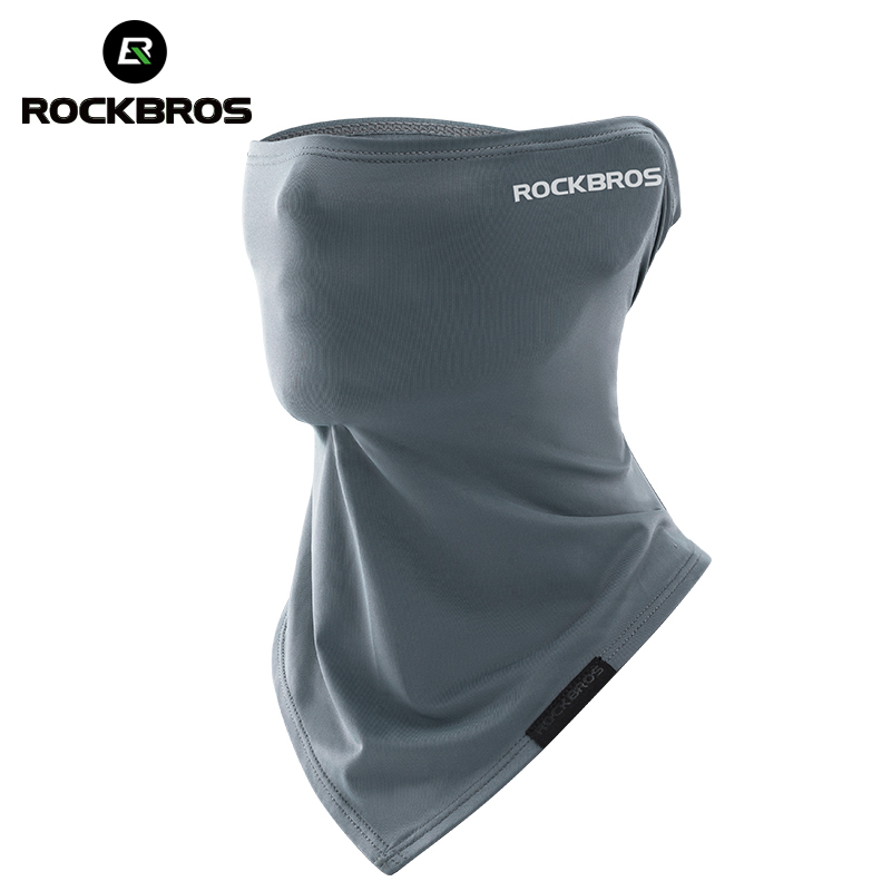 ROCKBROS Sunscreen Face Mask Ice Silk Headscarf UV Protection Cycling ...