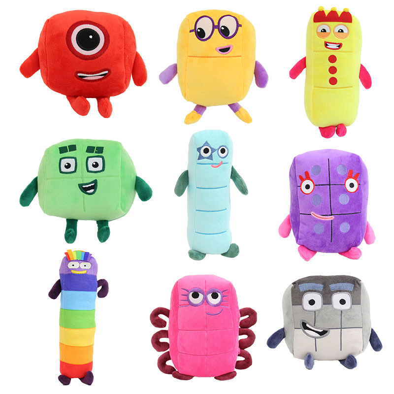 Numberblocks plush toy Children's math starter doll | Shopee Philippines