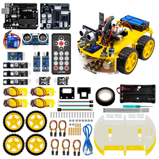 LAFVIN Arduino Smart Robot Car Kit For Uno R3 With Tutorial, Support ...