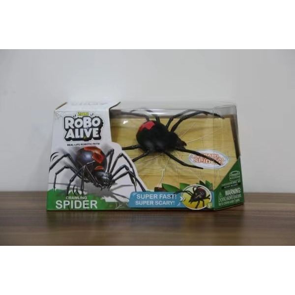 Zuru Robo Alive Creepy Crawling Battery Powered Robotic Spider Toy ...