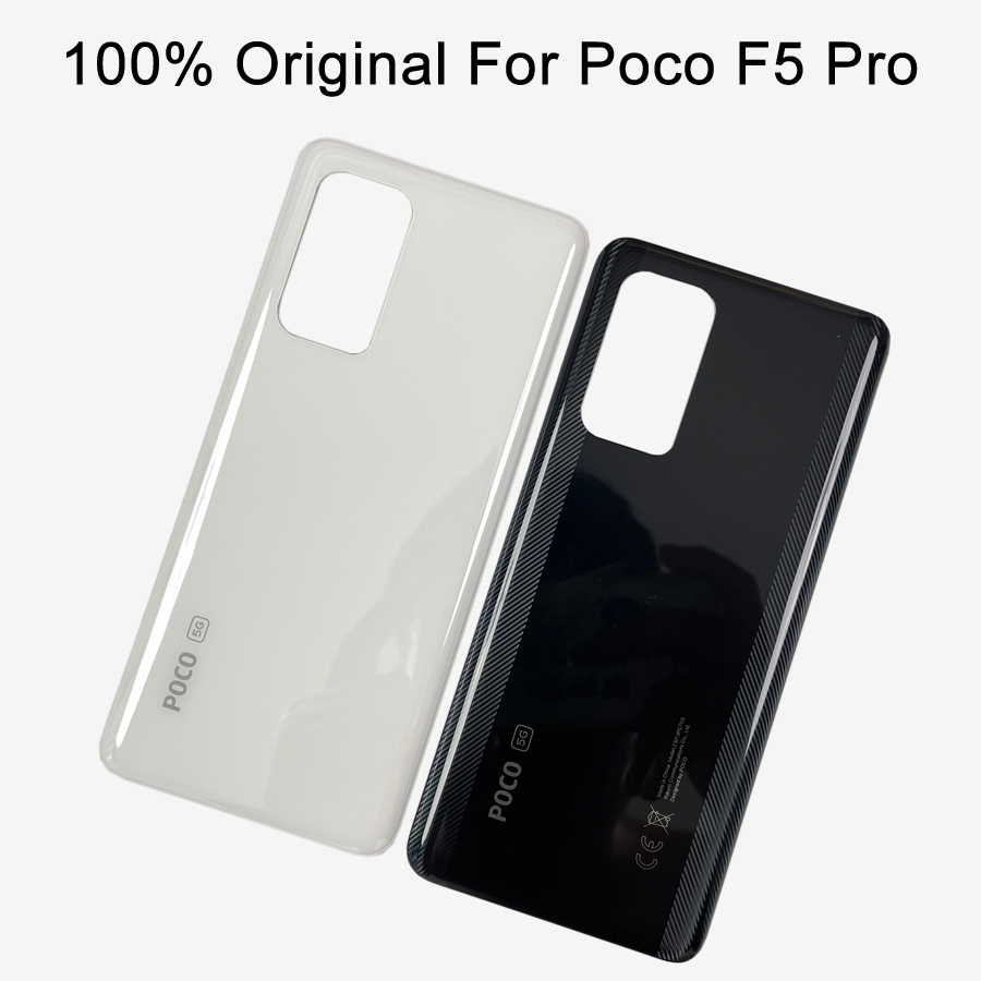 100% Original For Xiaomi Poco F5 Pro Glass Battery Cover Back Rear Door ...