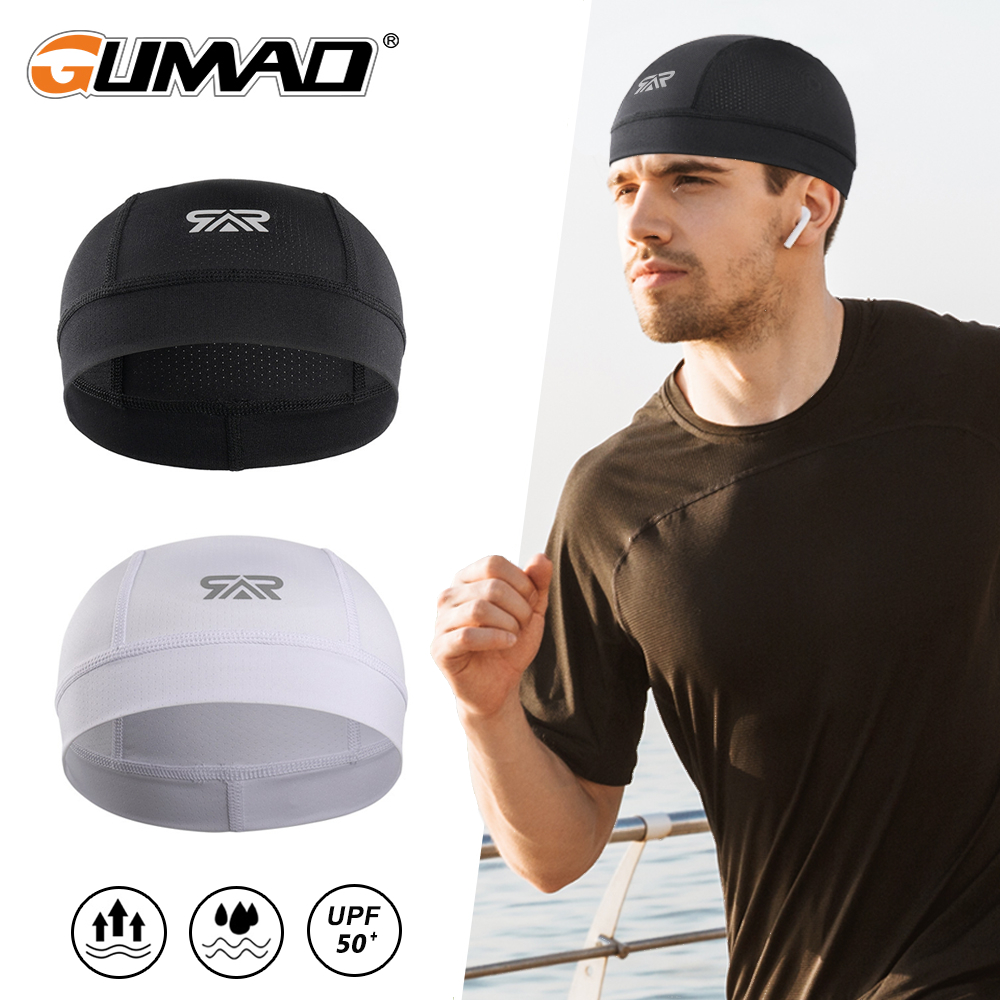 GUMAO Sports Helmet Lining Cap Breathable Sweat Wicking Cycling Running ...
