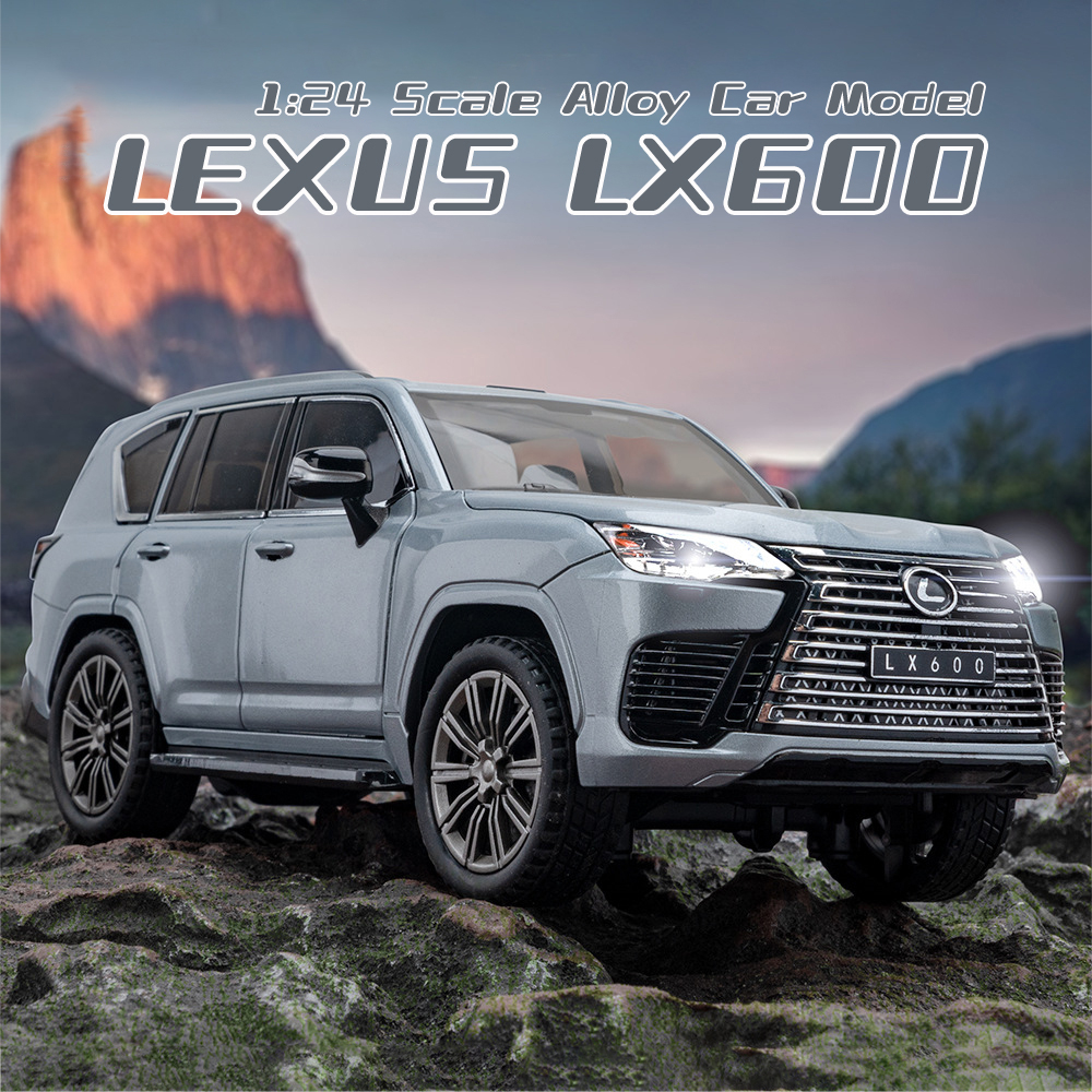1:24 Scale Lexus LX600 Alloy Car Model Diecast Car Sound Light Car ...