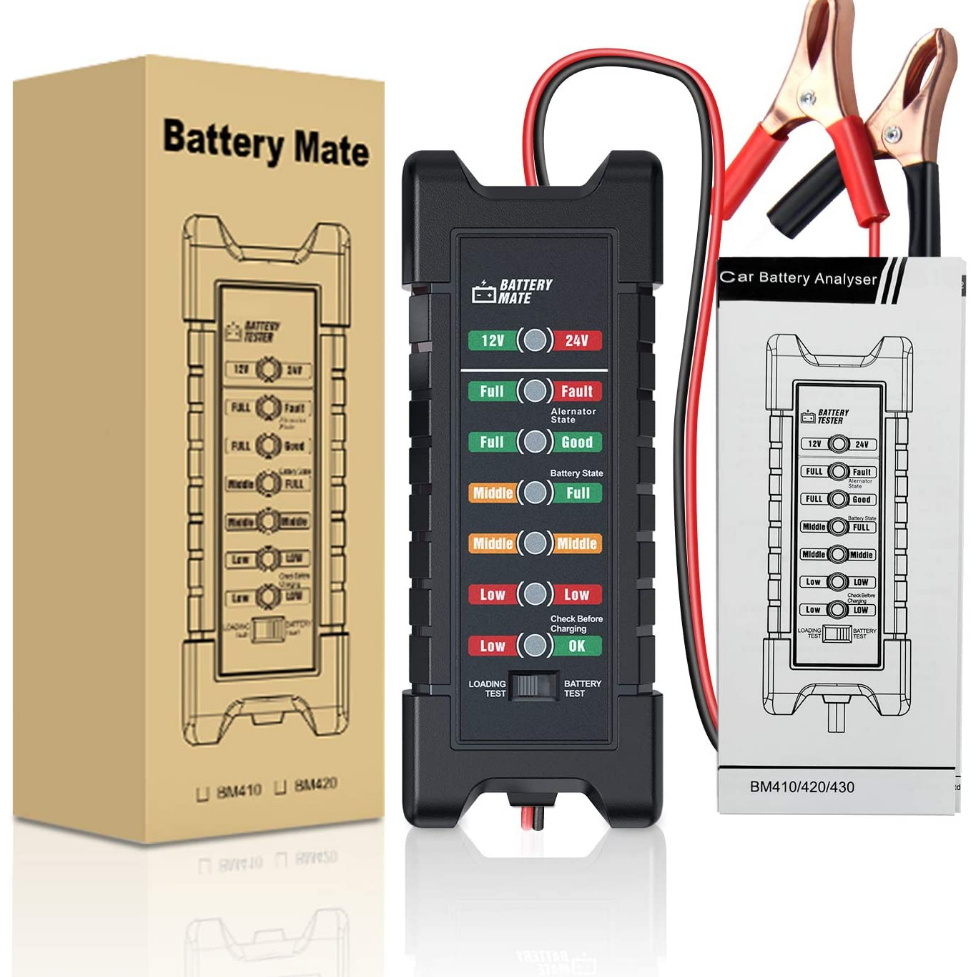 ANCEL BM310 & BM410 12V/24V Car Battery Tester Digital Car Battery ...