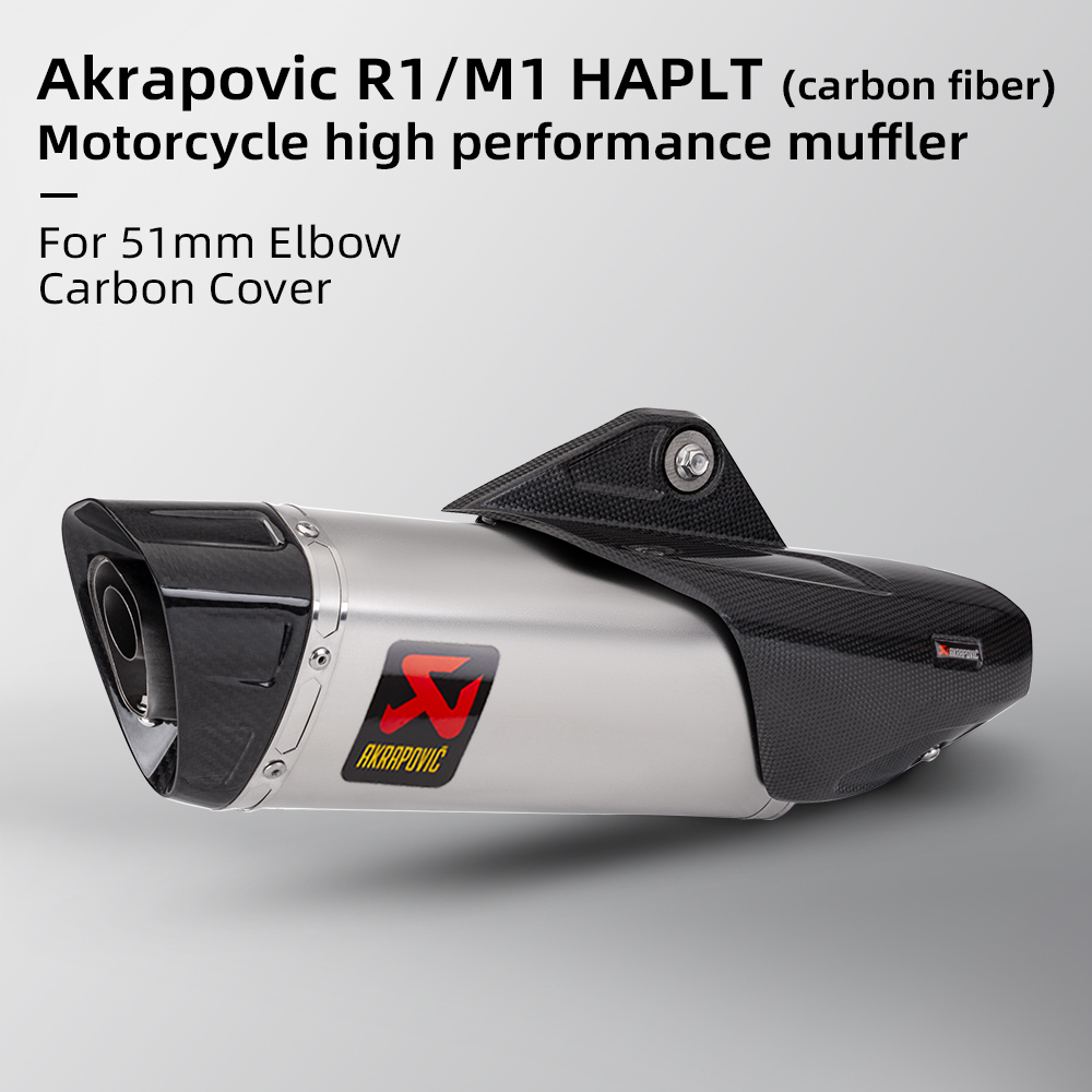 Akrapovic R1/M1 carbon tip Motorcycles exhaust muffler with DB killer ...
