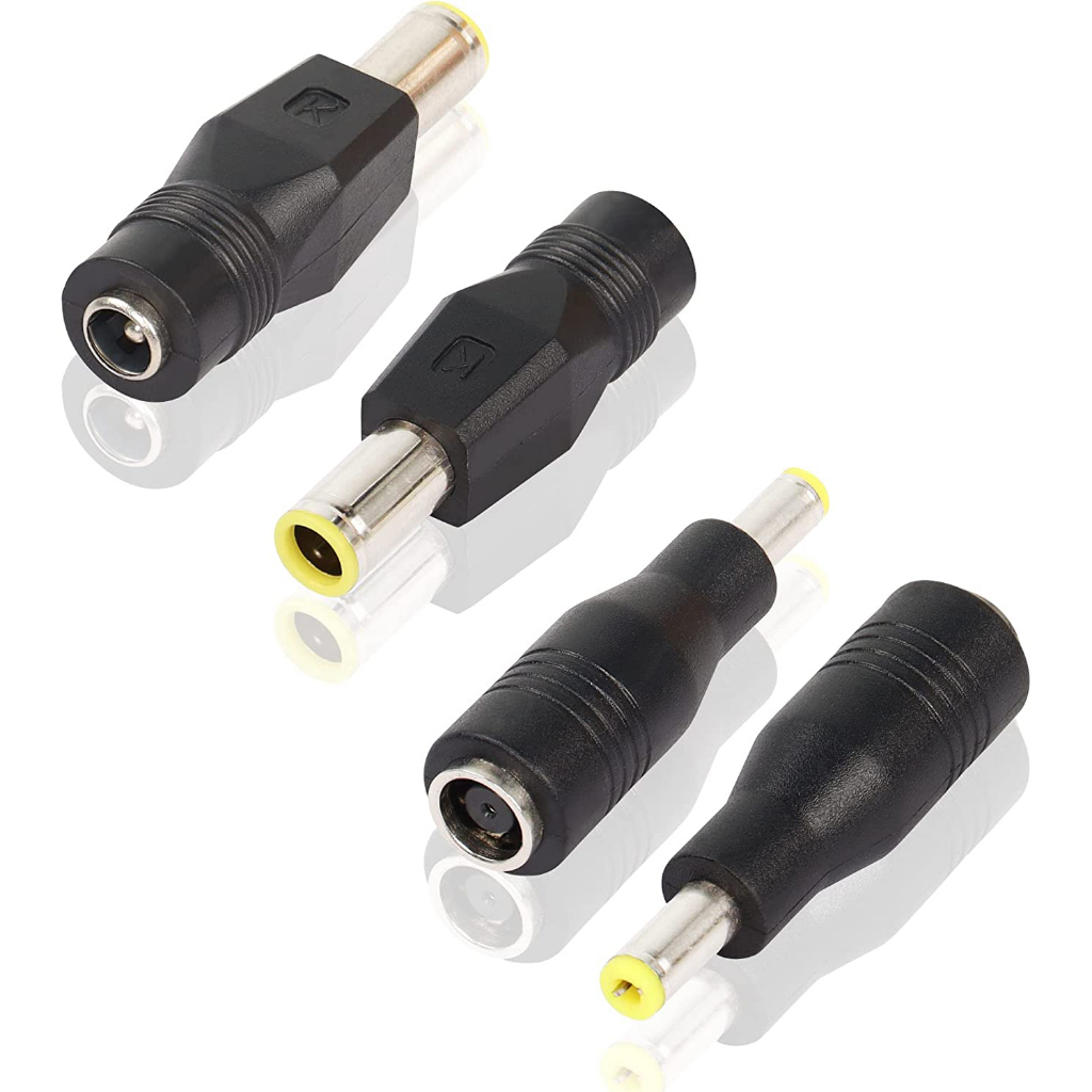 DC Power Plug Adapter,2Pcs DC 8mm Male to DC 5.5mm x 2.1mm Female and ...
