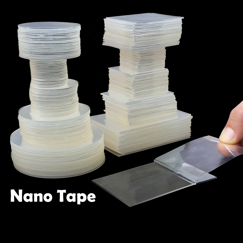 Nano Double Sided Tape Pad Heavy Duty Transparent Adhesive Tape Strong ...