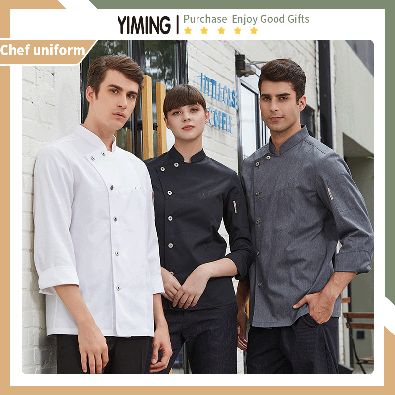 Upscale breathable hotel restaurant chef uniform Baked pastry chef work ...