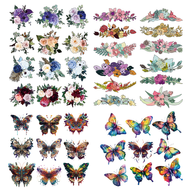 Woman Clothing Patches Thermal Press Clothes Stickers Heat Transfer T ...