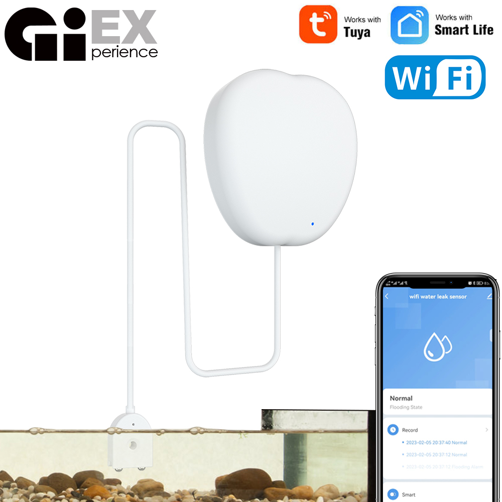 Wifi Water Sensor Water Leakage Sensor Flood Leak Alarm Works With ...