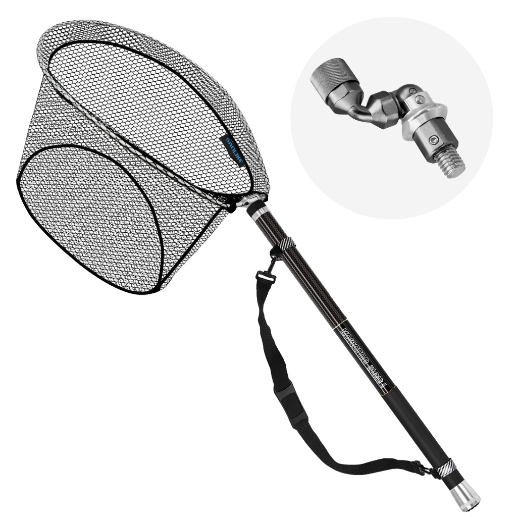 Fishing Net Retractable Fishing Landing Net Rod 3M/5M/6M Portable ...