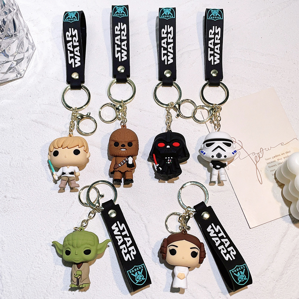 Movie Star Wars Keychain Darth Vader Imperial Stormtrooper Yoda Baby ...