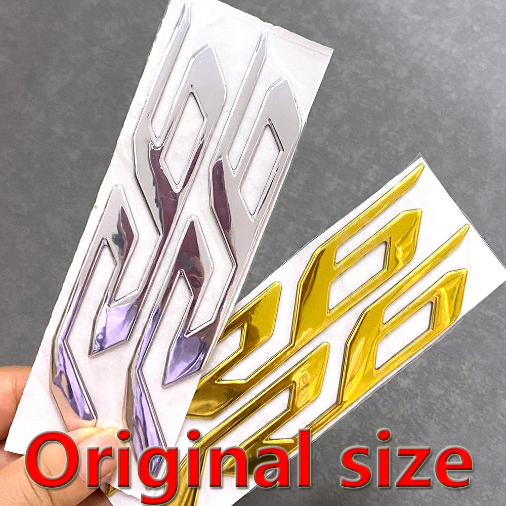 For YAMAHA R1 R6 TMAX 530 550 R3 R25 3D Fuel Tank Logo Side Panel Badge ...