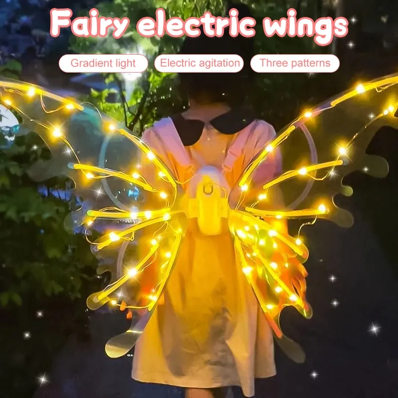 Electric Wing Glowing Elf Winged Flower Fairy Angel Wings Children's ...