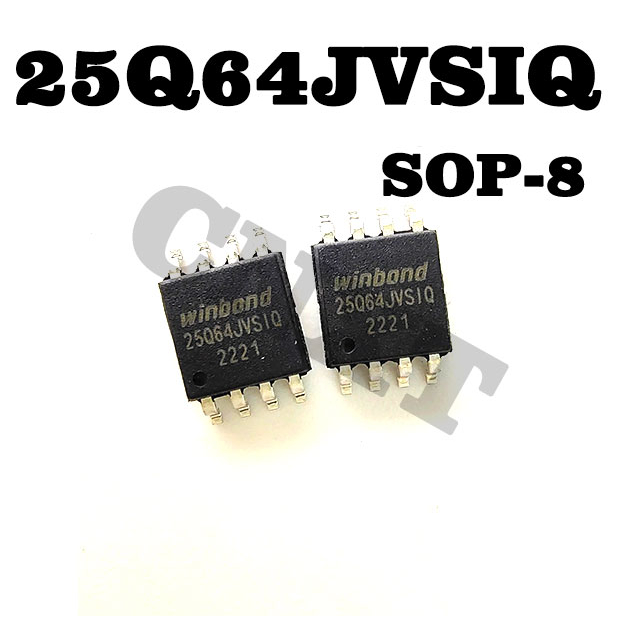 5pcs/lot W25Q64JVSSIQ 25Q64JVSIQ SOP-8 64M Storage Chip Flash Memory | Shopee Philippines