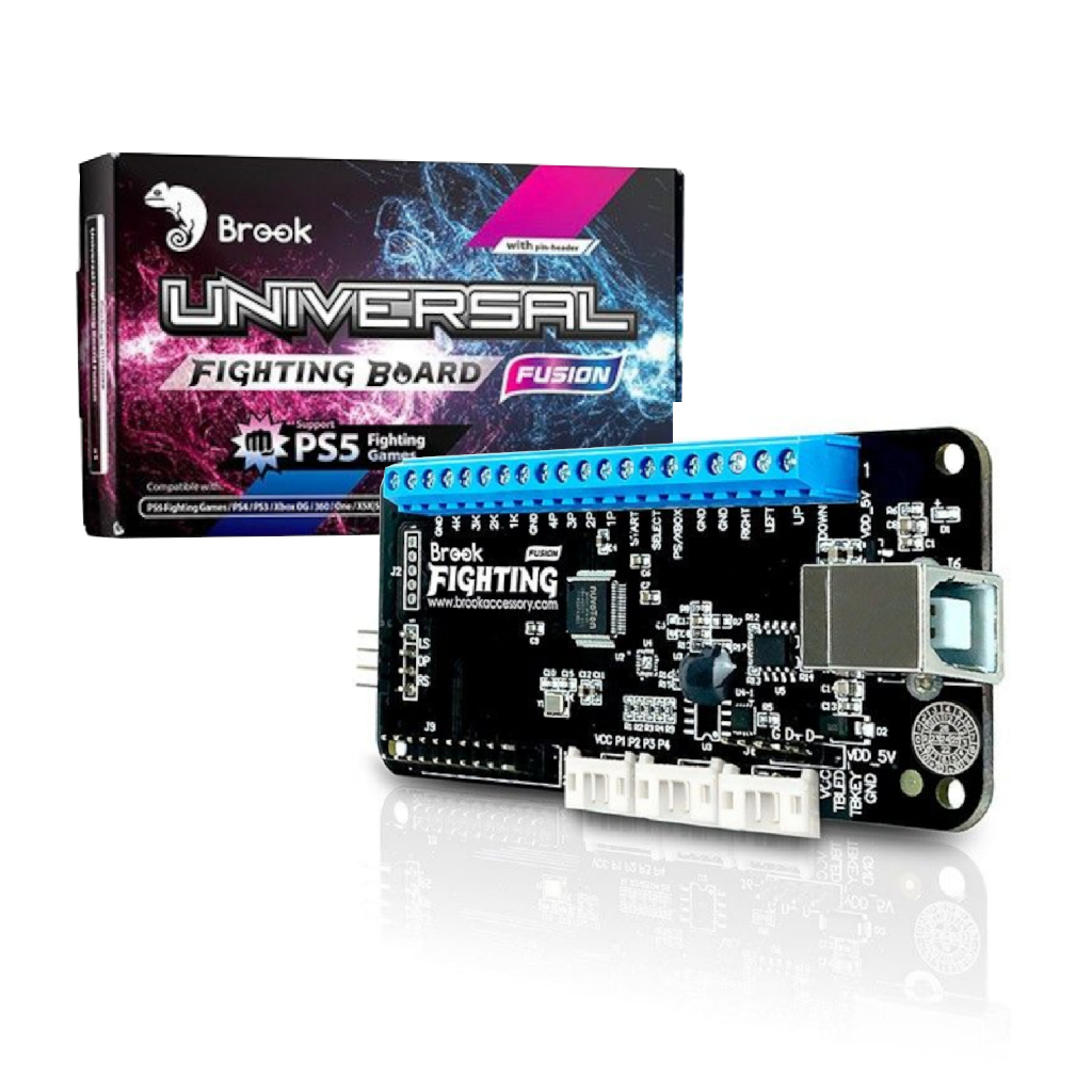 Brook UFB Universal Fighting Board Fusion with Pin-Header for PS5, PS4, PS3, Xbox 360, Xbox One ...