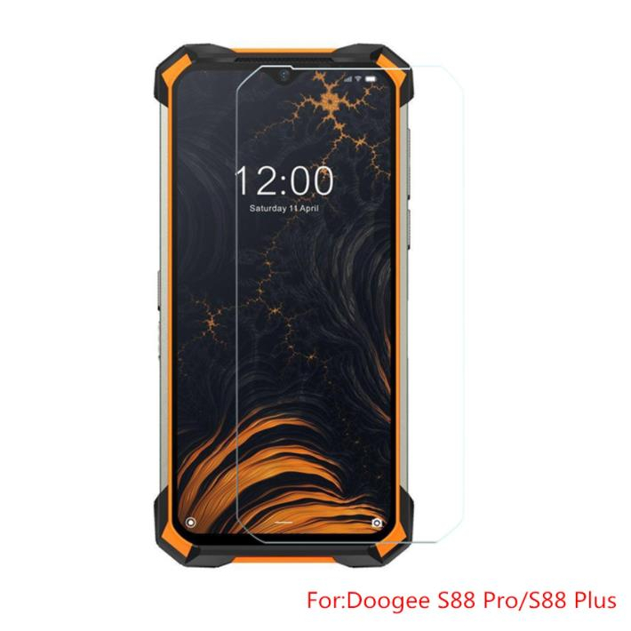 Tempered Glass for Doogee S88 Pro S88 Plus Screen Protector Film ...