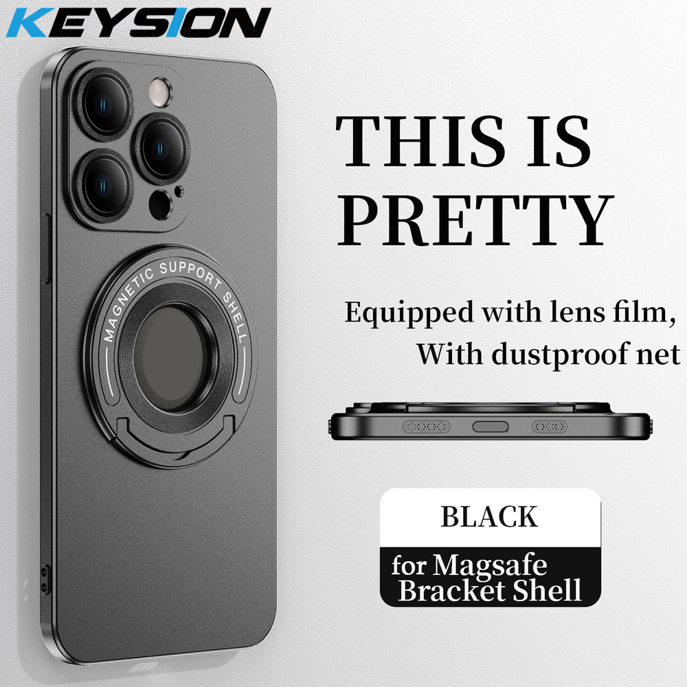 KEYSION Plating Matte Case for MagSafe for iPhone 14 Pro Max 13 12 Pro ...
