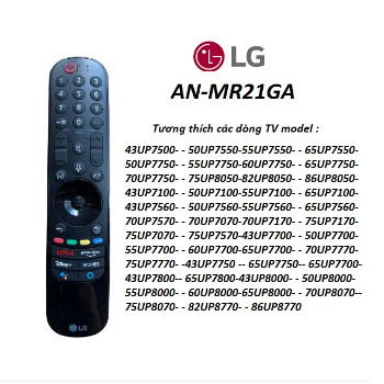 New LG voice TV controller AN-MR21GA, original lg voice remote control ...