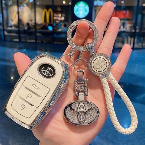 Toyota Key Cover Toyota Keychain Yaris Camry Corolla Vios Wigo Hiace ...